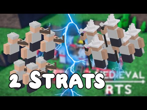 TOP 2 STRATEGIES IN ROBLOX MEDIEVAL RTS - YouTube