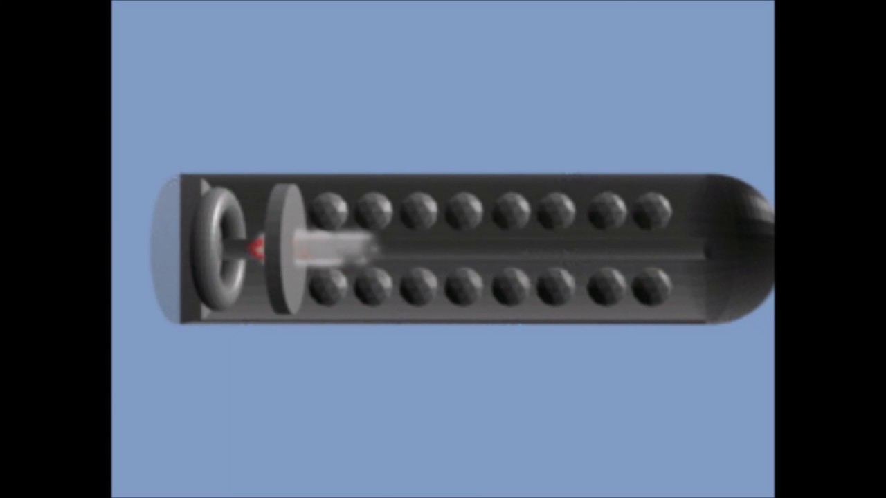 shrapnel shell animation - YouTube
