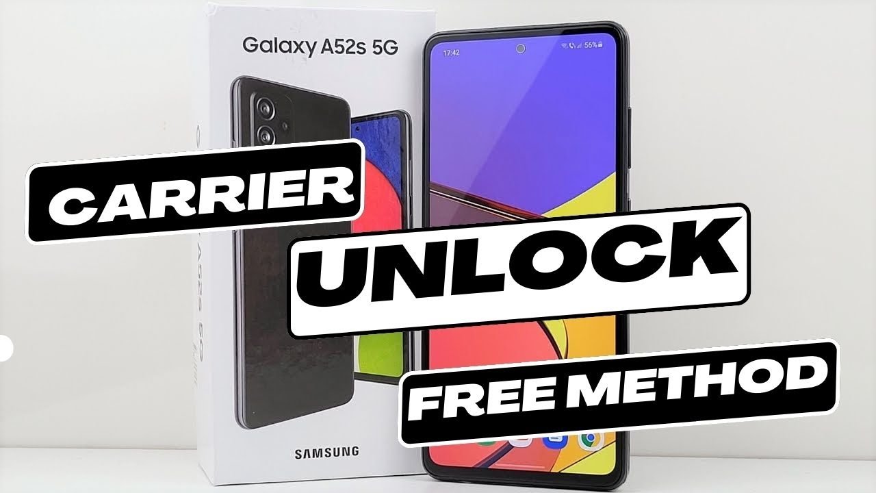 Unlock Samsung A52s SIM Network Unlock Pin Guide for Samsung A52s - YouTube