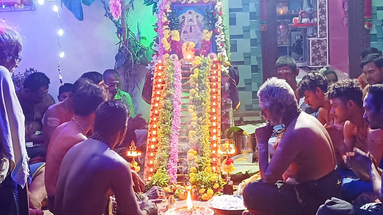 #swamiyesharanamayyappa in my home padikattu pooja - YouTube