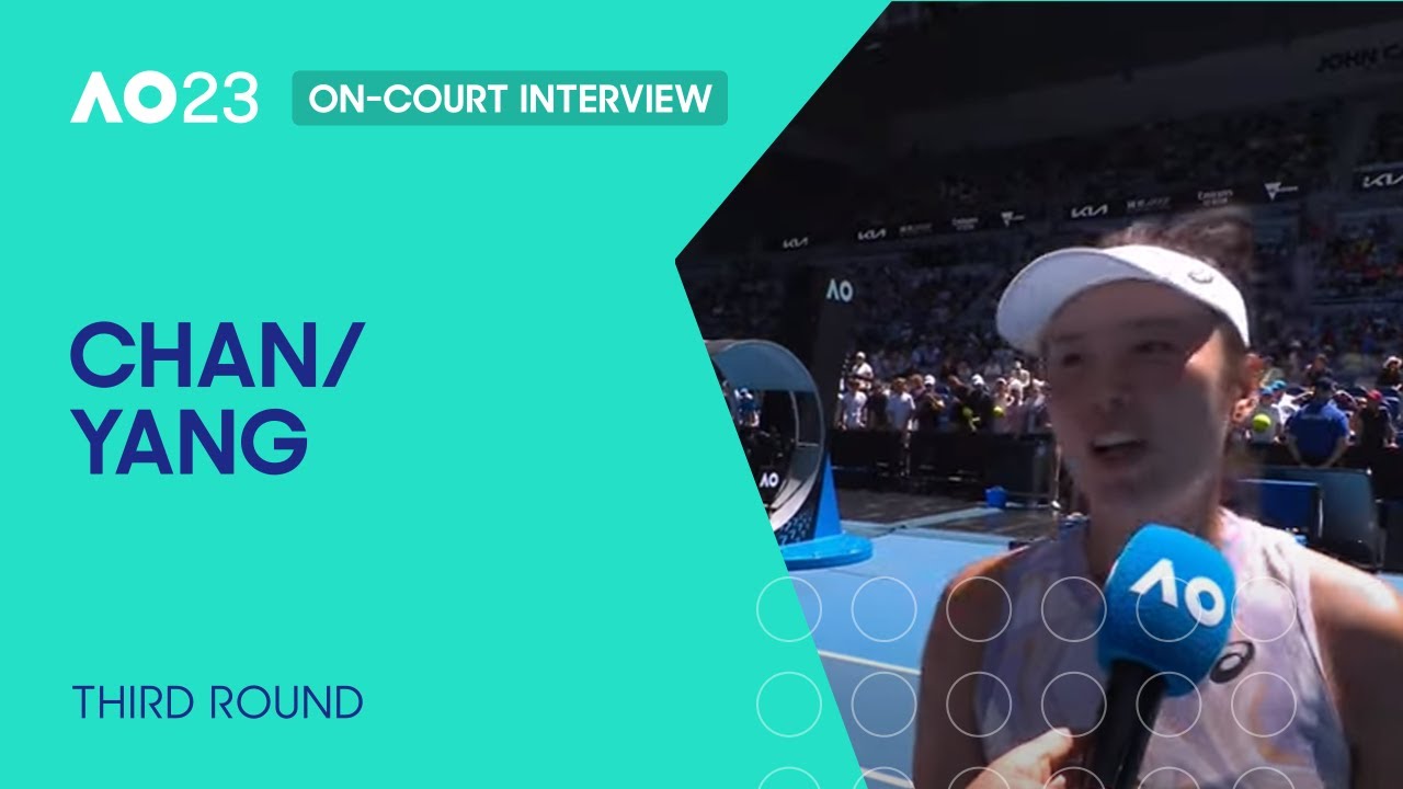 Chan/Yang On-Court Interview | Australian Open 2023 Third Round - YouTube