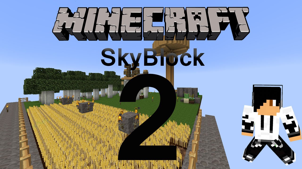 Minecraft SkyBlock Ep2 "Spawner & Farm" - YouTube