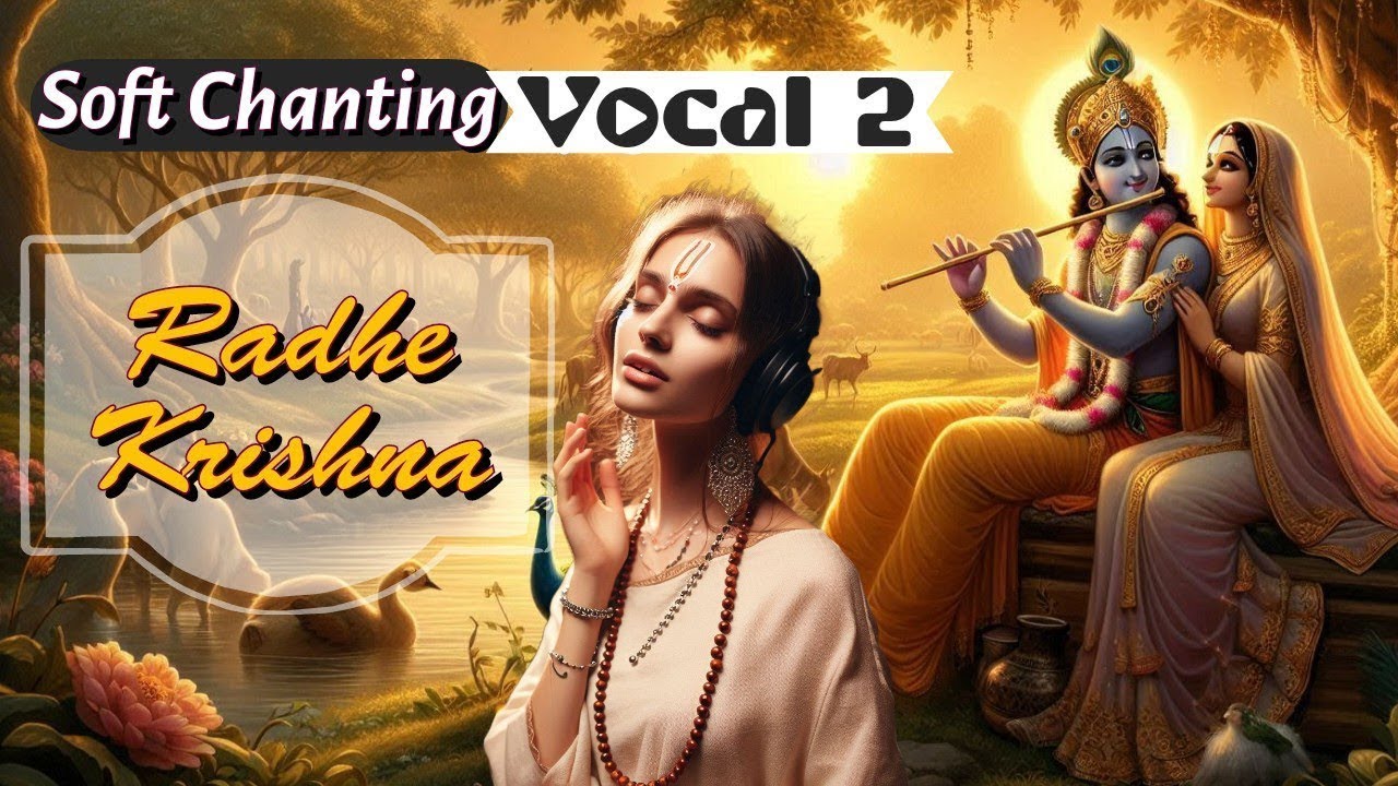Radhe Krishna Soft Chanting | Vocal 2 | Divine Meditation Music for ...