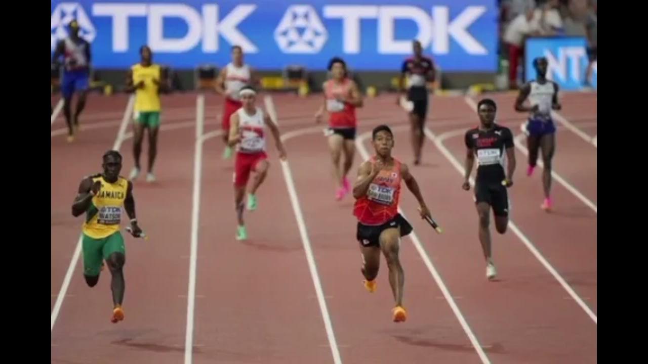 世界陸上・混合1600mリレーで日本が劇的決勝進出！ケニア失格で大逆転、井戸「もう1本走れる！」 - YouTube