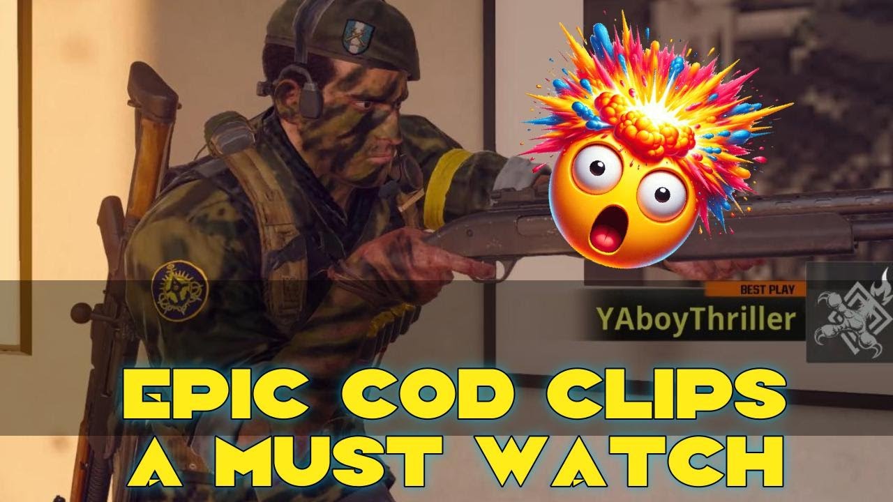 EPIC COD GAMEPLAY! A MUST WATCH! - YouTube