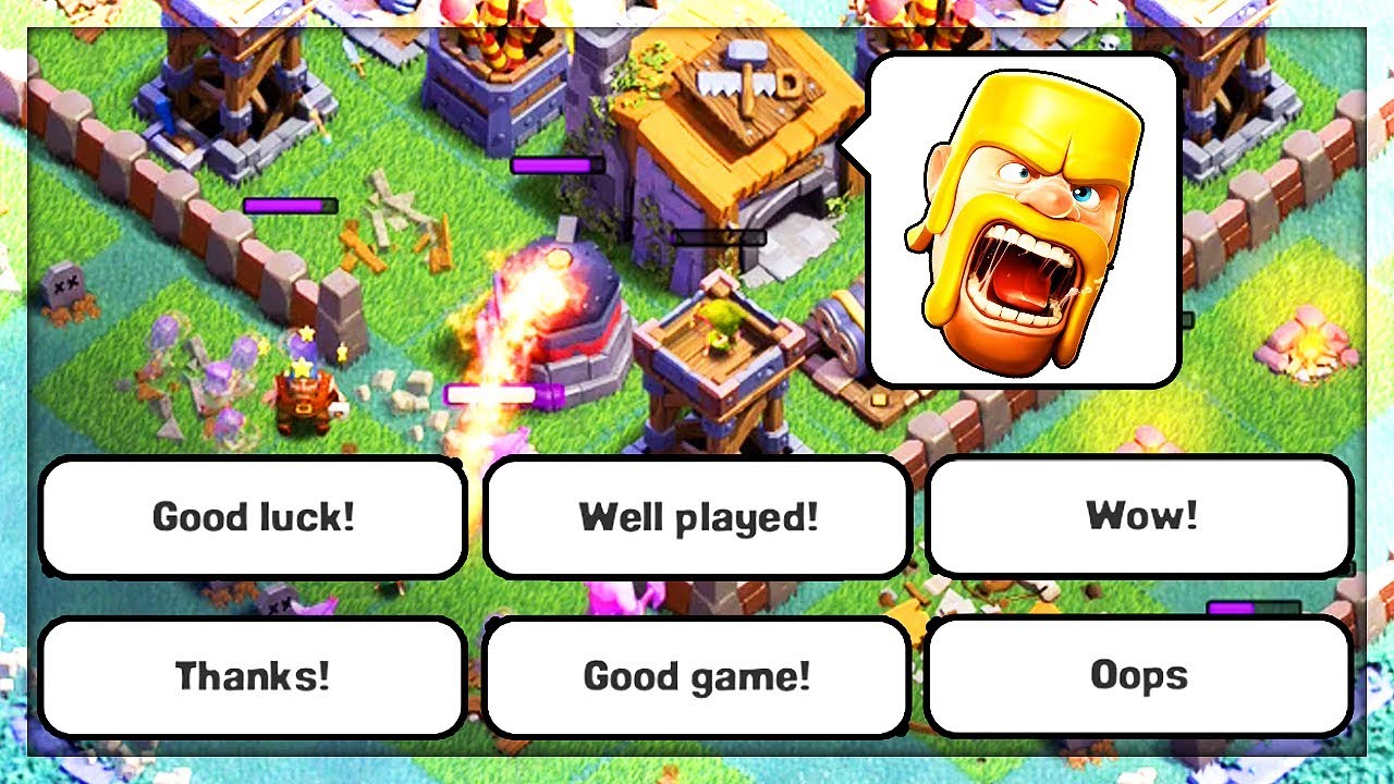 TAUNTS in Clash of Clans Builder Base? 2017 Update Concept- GOOD or ...