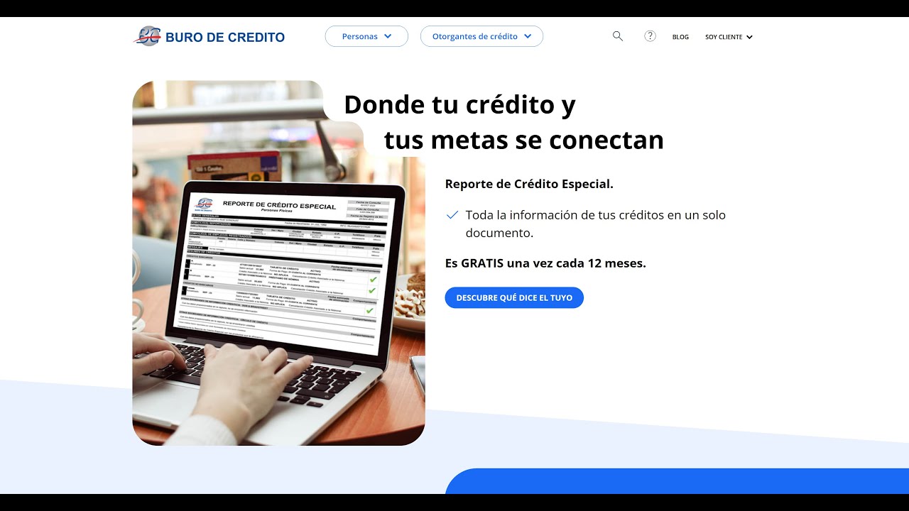 Como checar mi Buró de Crédito Gratis 🏽 Revisar mi Buró de Credito y mi ...