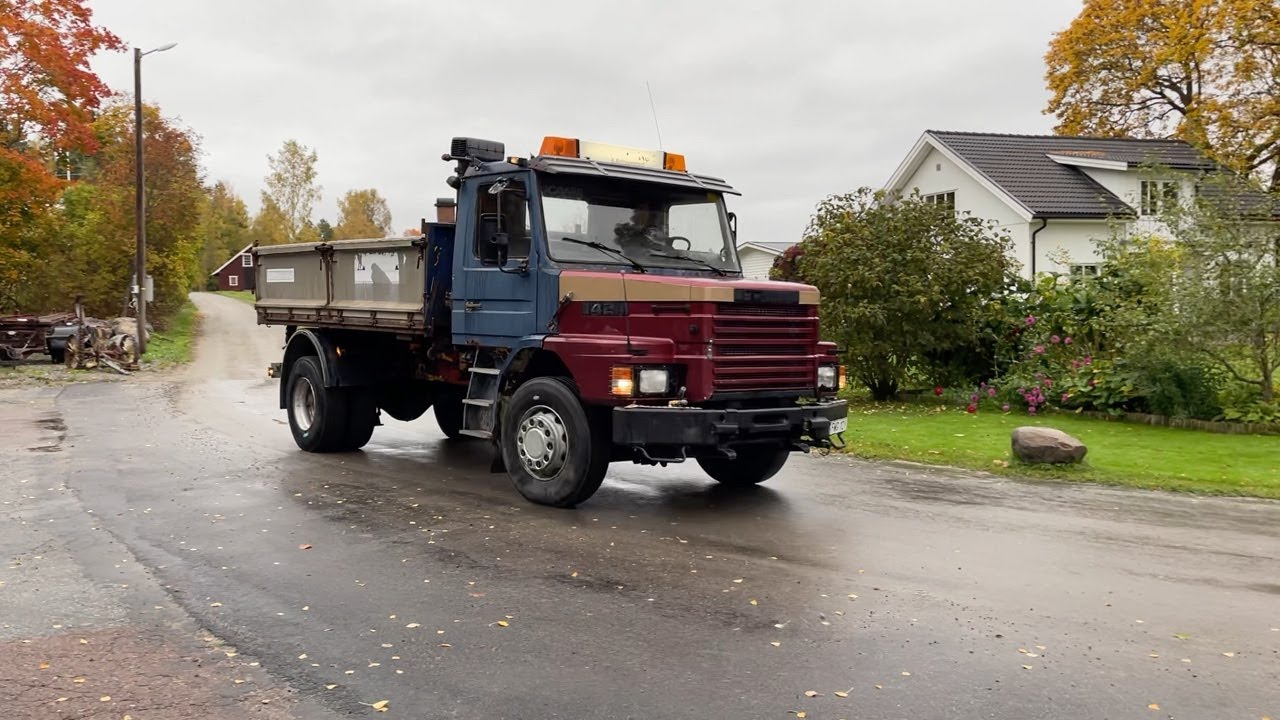 Köp Lastbil Scania T82H 4x2 S46 på Klaravik - YouTube