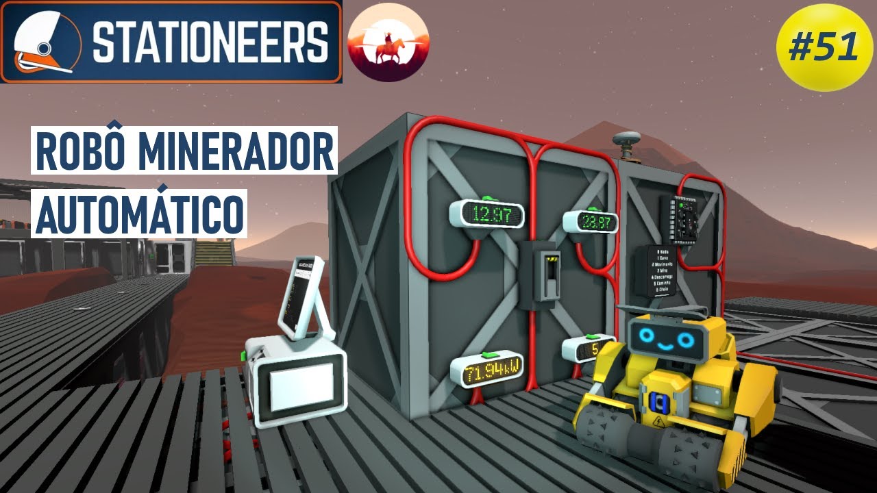 ROBÔ MINERADOR AUTOMÁTICO - Stationeers #51 - YouTube