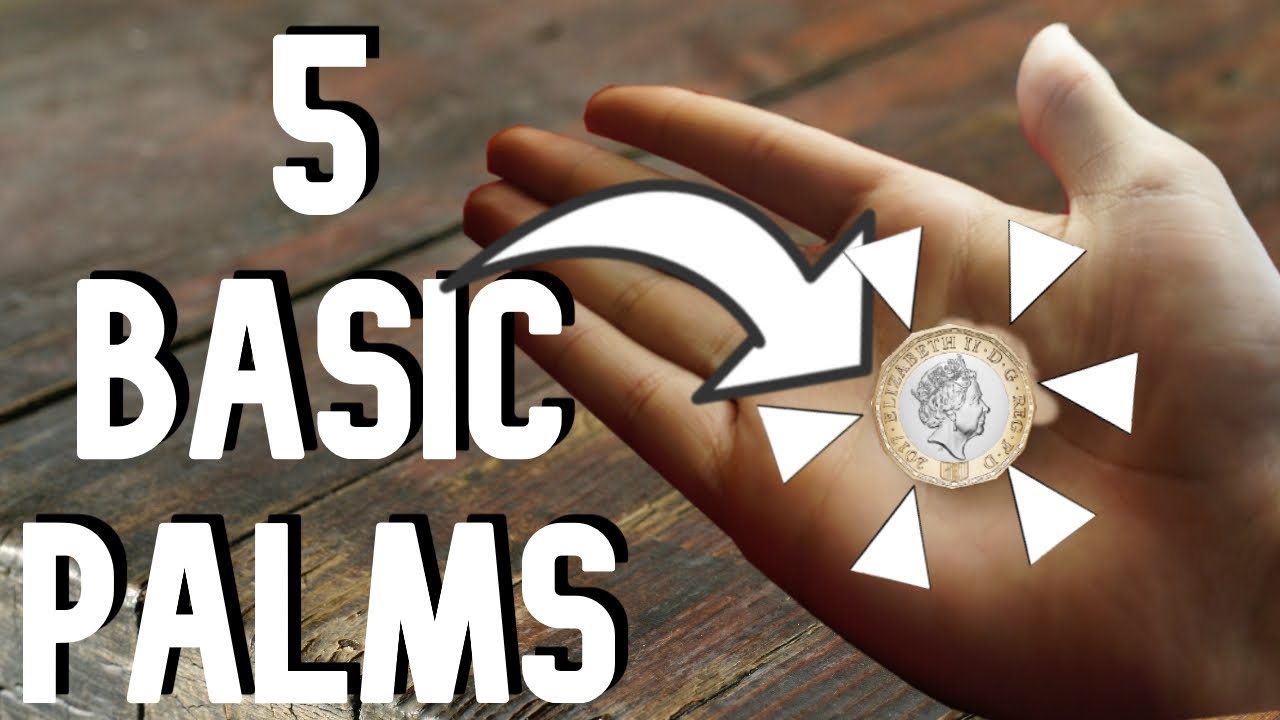 5 Basic Coin Palms You Should Know! - Coin Magic Tutorials - YouTube