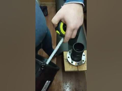 Подготовка к сварке ПНД трубы с помощью. Электросварной муфты диаметр ...