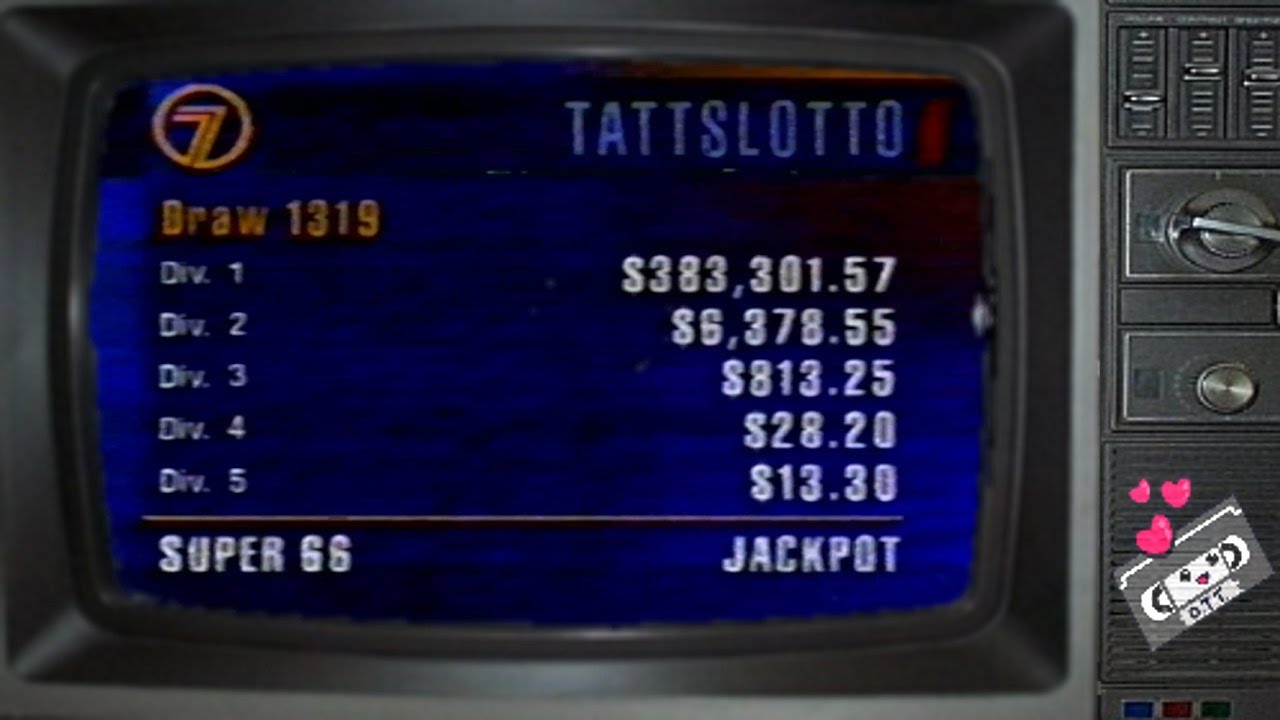 Seven Nightly News - Tattslotto Draw 1319 (Damaged) 1994 - YouTube