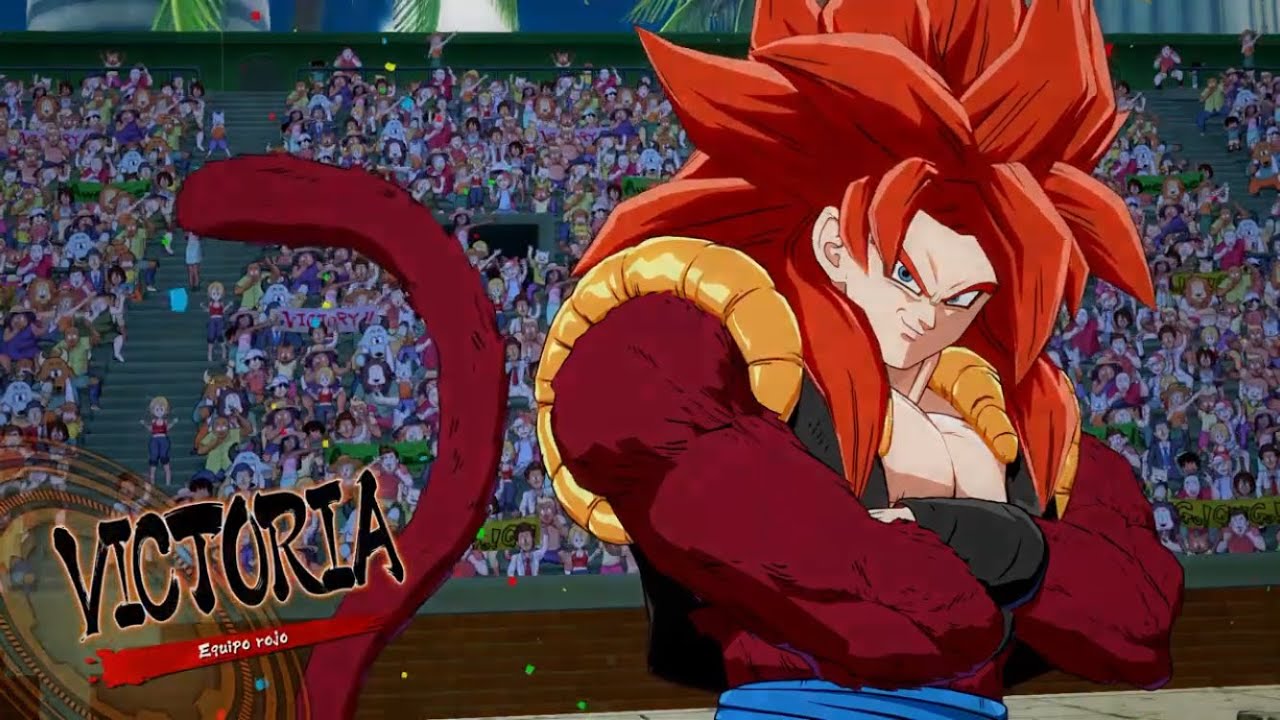DRAGON BALL FighterZ: Gogeta Ssj4 ShowCase - YouTube
