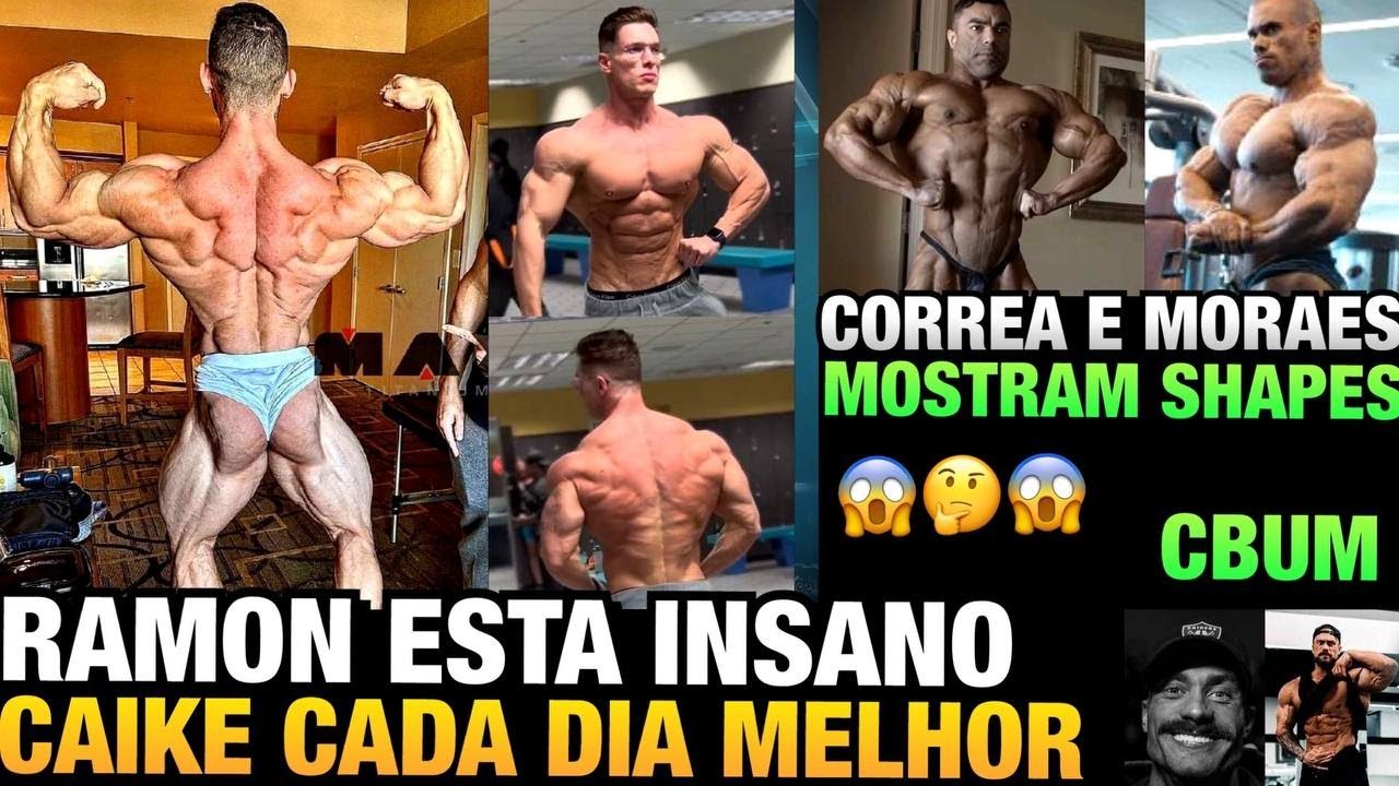 RAMON MOSTRA DORSAL INSANA + CAIKE PRO, CORREA E MORAES MOSTRAM OS ...