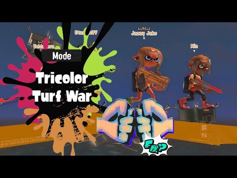 Splatoon 3 - Tricolor Turf War on Manta Maria (Handshake vs. Fist Bump ...