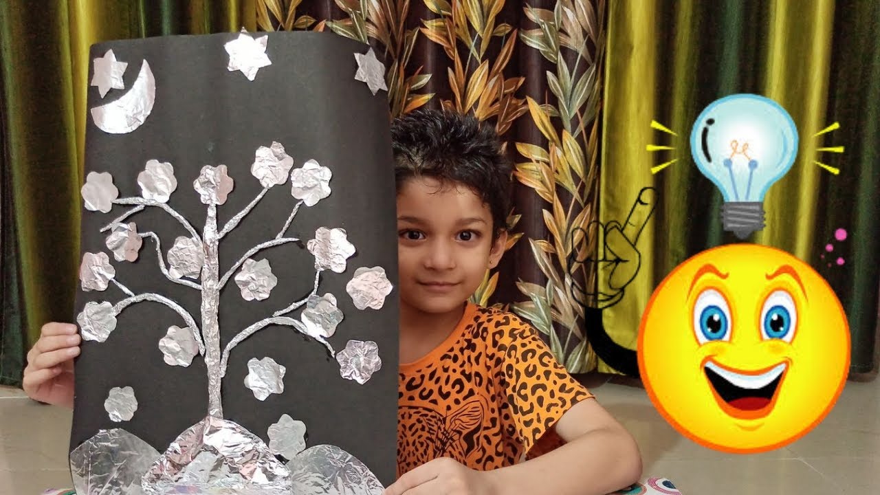 Aluminium foil craft | art and craft | Foil paper craft | Best ...
