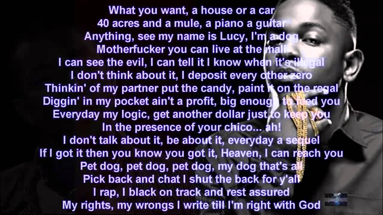 Alright lyrics (kendrick lamar) - YouTube
