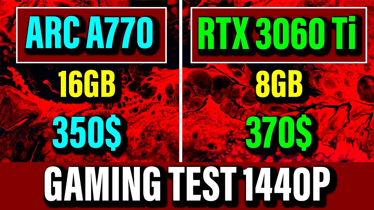 Intel Arc A770 vs RTX 3060 Ti | Intel Graphics vs NVIDIA | Intel Arc ...
