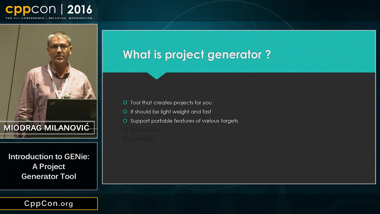 Introduction to GENie - Project generator tool - Miodrag Milanovic ...