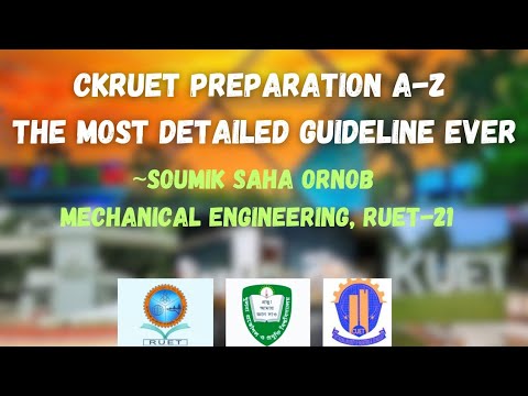 CKRUET admission preparation A-Z | CKRUET question pattern | (Most ...