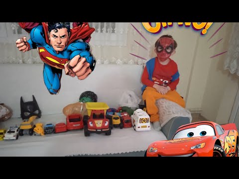 Yiğit , oyuncak arabalari ,araba ,taksi ,kamyon erkek çocuk videosu &&&&
