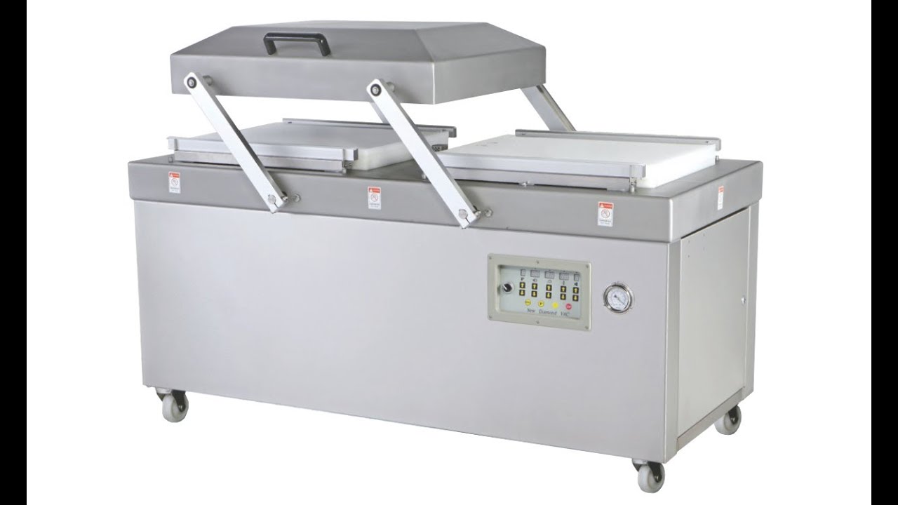 vacuum packing machine for food hardware packaging double chambers ...