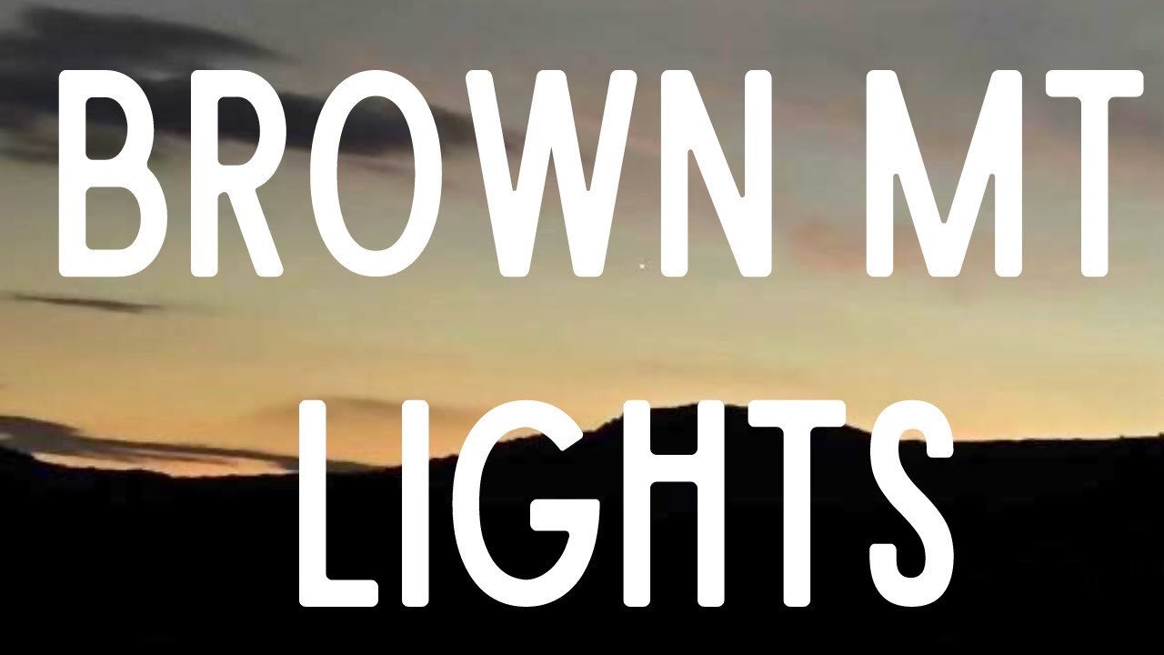Brown Mountain Lights at Brown Mountain Overlook - YouTube