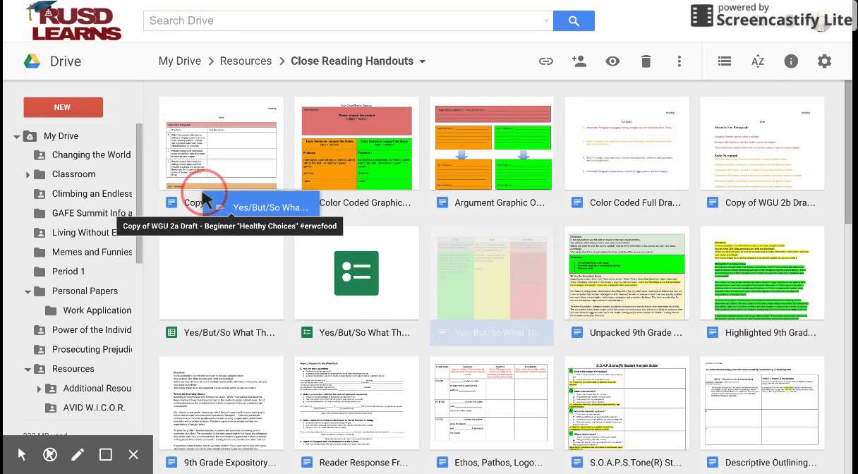 Creating Folders to Organize in Google Drive.webm - YouTube