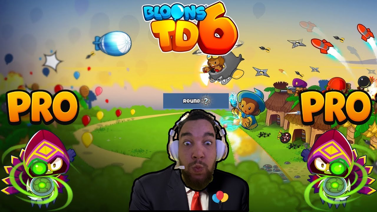 Playing Bloons TD6 w/ Pro's - YouTube