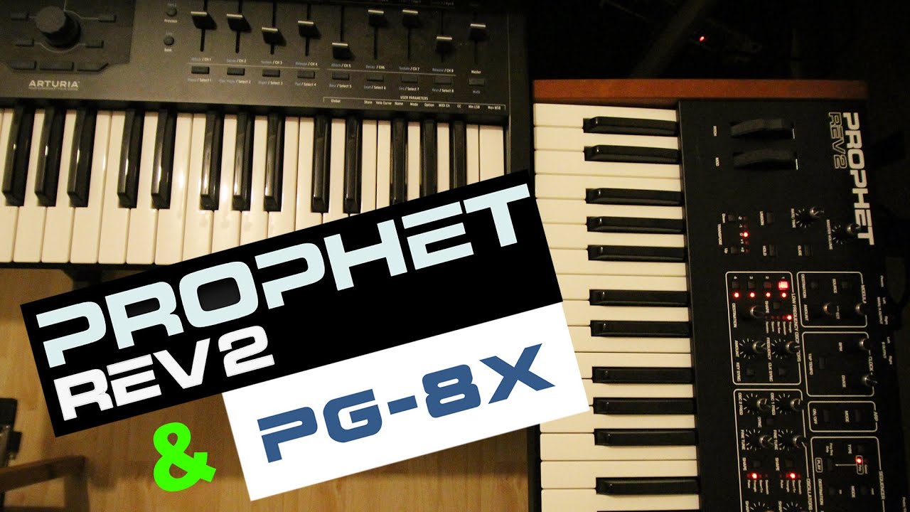 Prophet Rev2 synth Demo vs. PG-8X + OP-X Pro II VSTs - YouTube