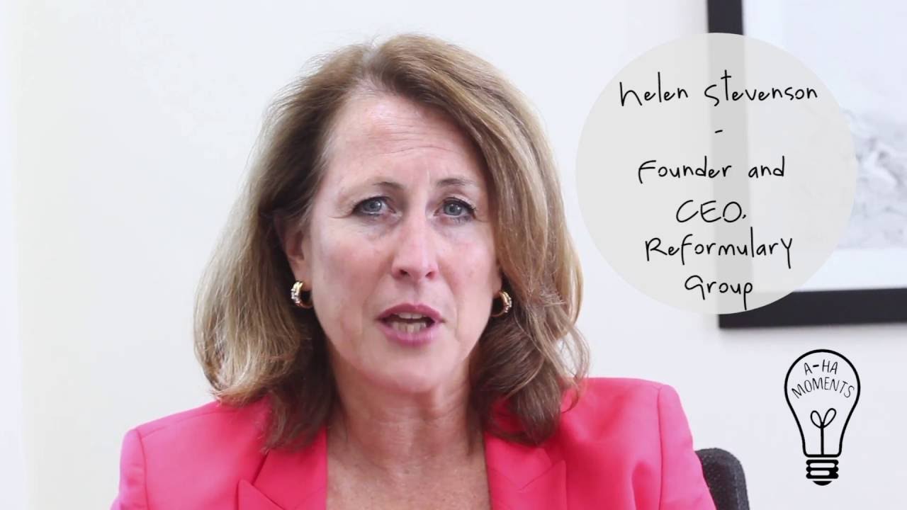 My Aha Moment with Helen Stevenson of Reformulary Group #MaRSaha - YouTube