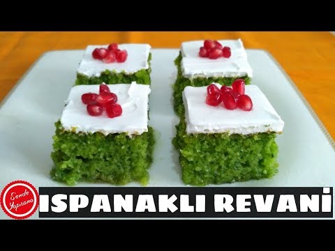 Ispanaklı Revani Tatlısı Tarifi-Şerbetli Tatlı Tarifleri
