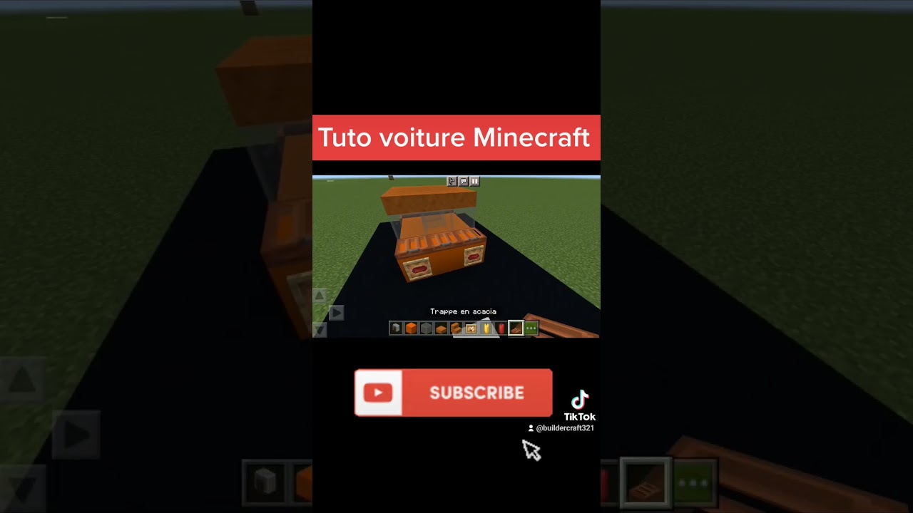 Tuto voiture Minecraft - YouTube