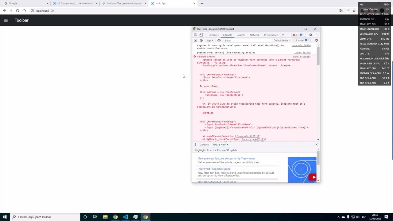 Ionic FormGroup - YouTube