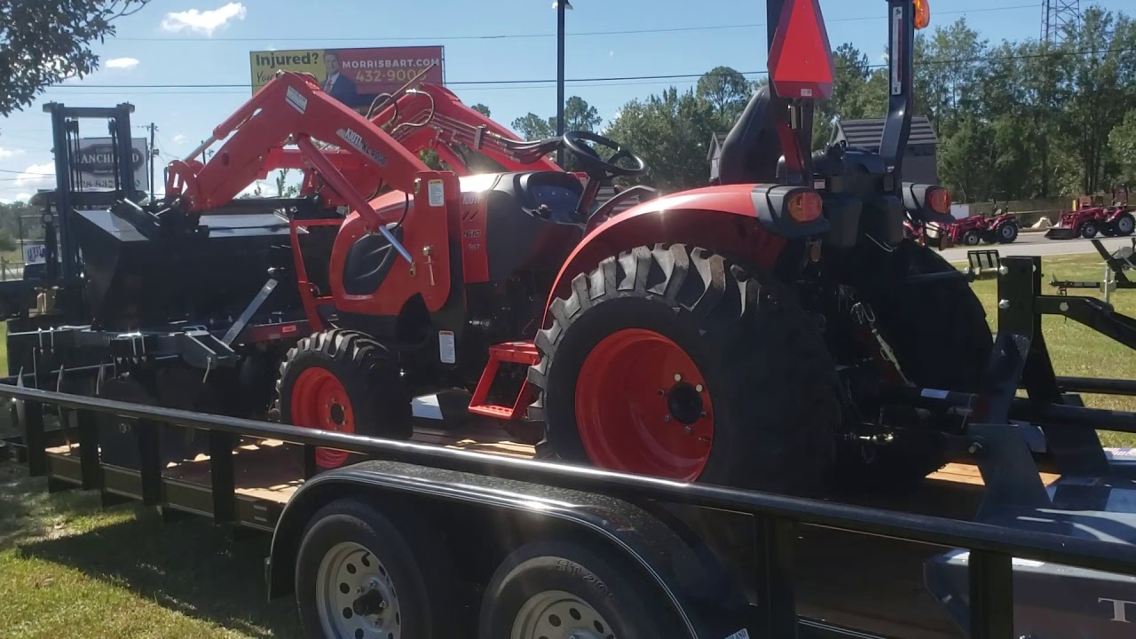 Kioti CK2610 HST 4wd Tractor Package - YouTube