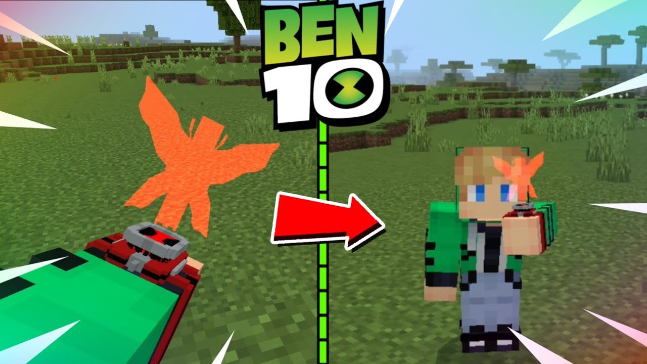 SAIU! NOVA ADDON DE BEN 10 PARA MINECRAFT PE | UMA DAS MELHORES ADDONS ...