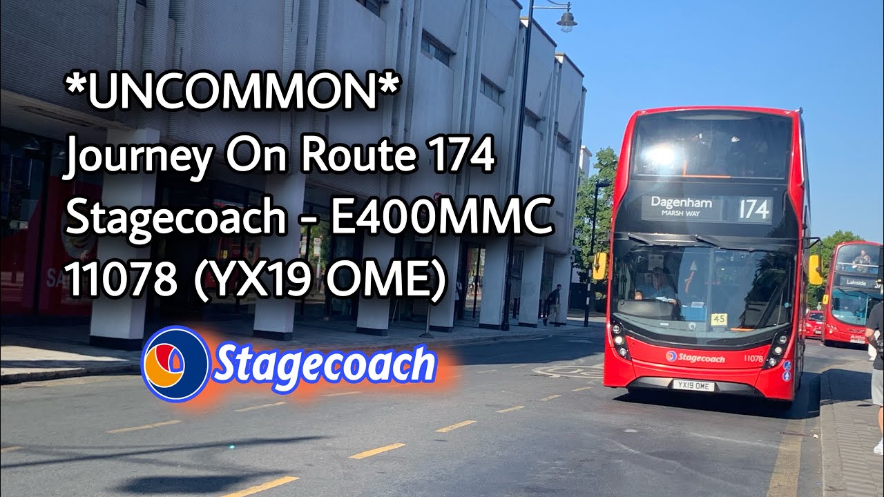 *UNCOMMON* Journey On Route 174 | Stagecoach | E400MMC - 11078 (YX19 ...