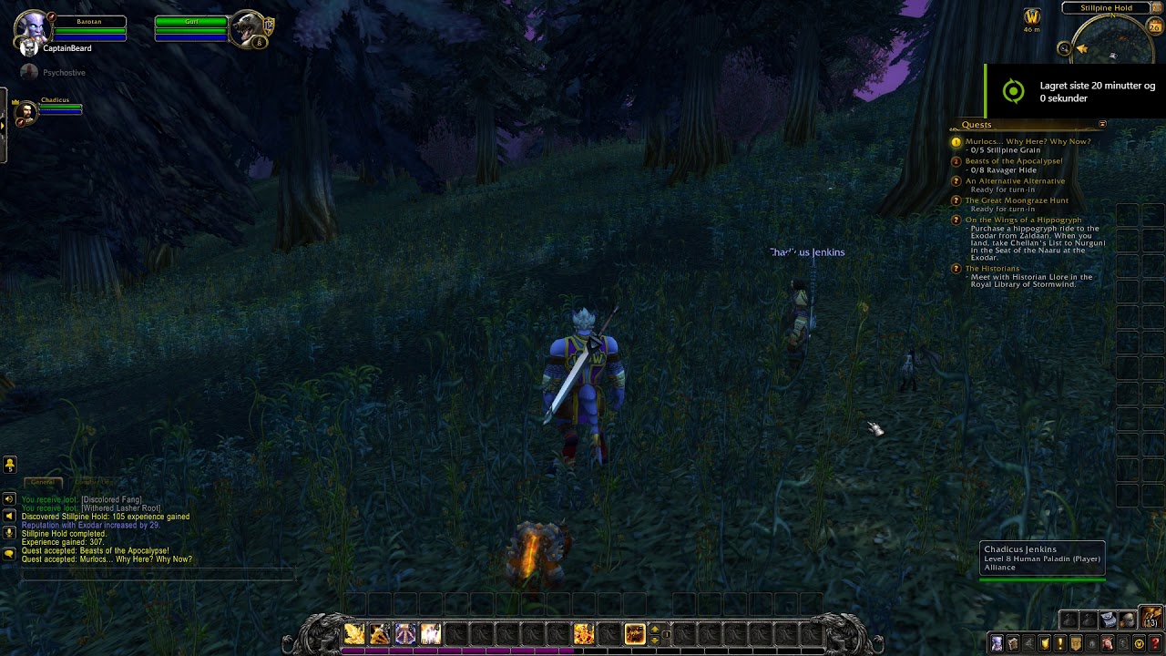 World Of Warcraft bike sond when running and jumping - YouTube