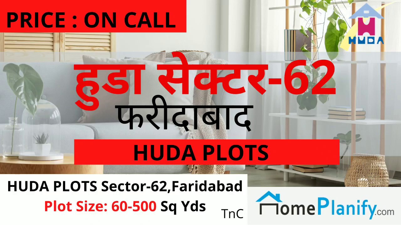 HUDA plots Faridabad | Sector-62 - YouTube