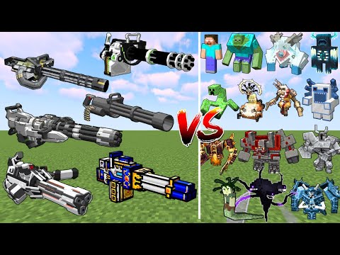 What TaCZ Minigun can Beat the Most Boss Mobs in a Row?