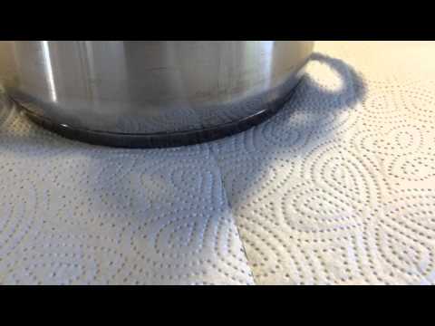 Kochen auf Papiertuch - mit Induktionskochfeld