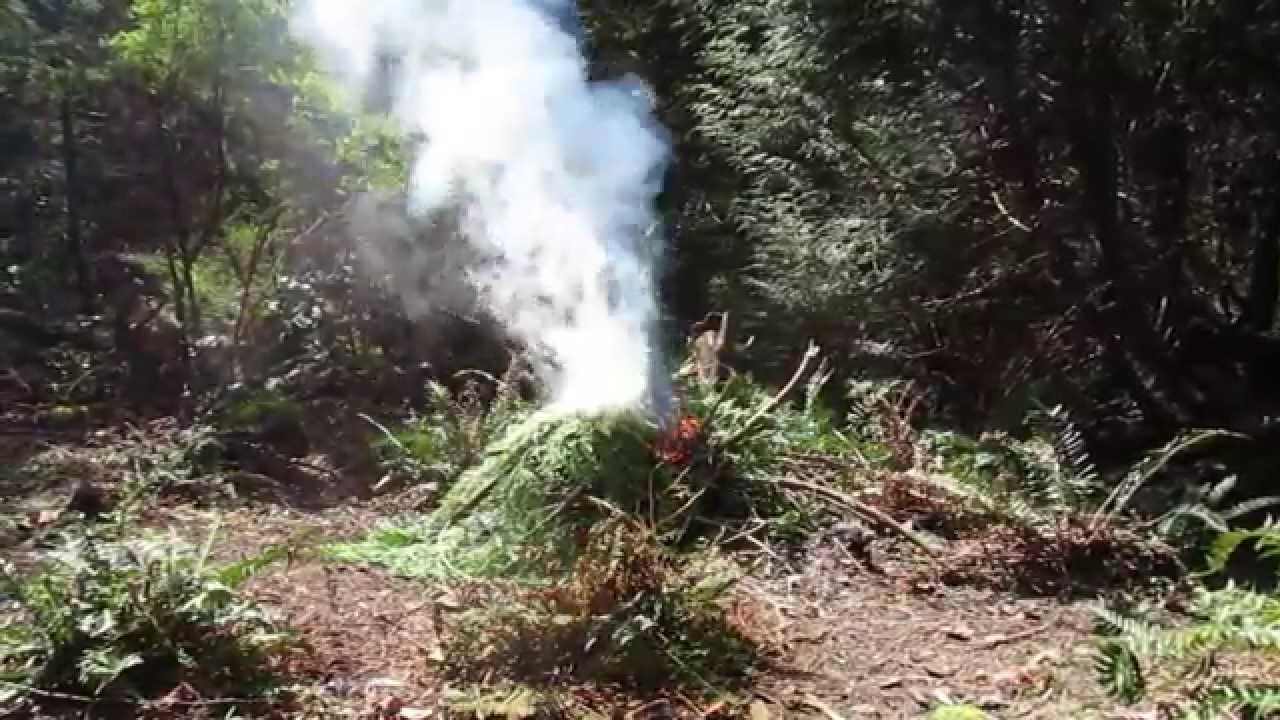 Smouldering Fire Ignites - YouTube