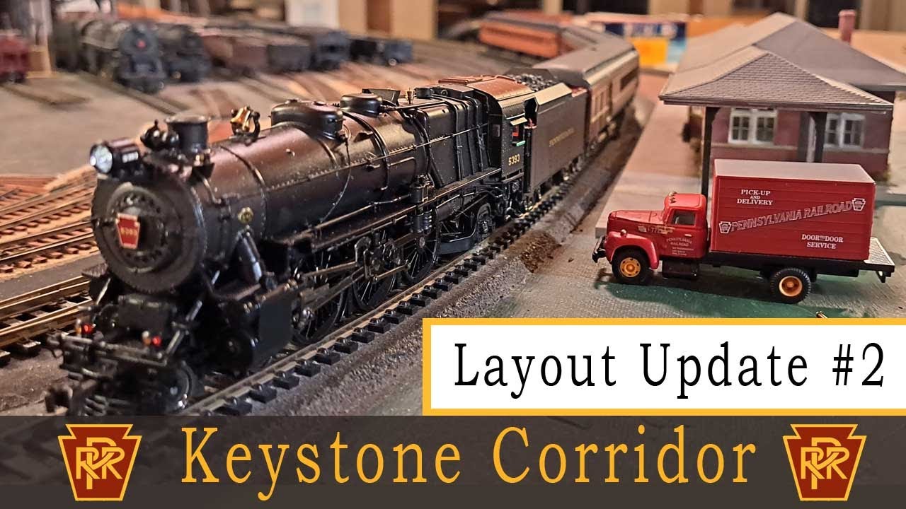 PRR Keystone Corridor Layout Update #2 - YouTube