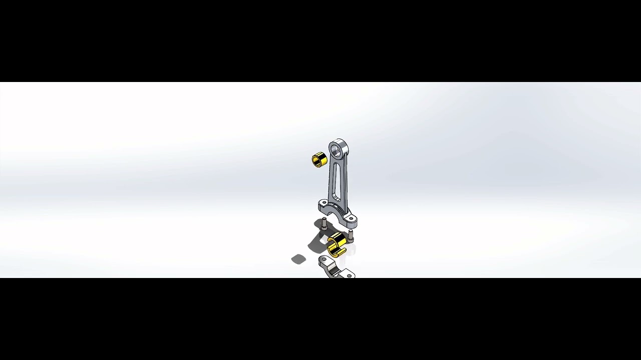 CONNECTING ROD SUB ASSEMBLY MOTION STUDY (SOLIDWORKS CAD) - YouTube