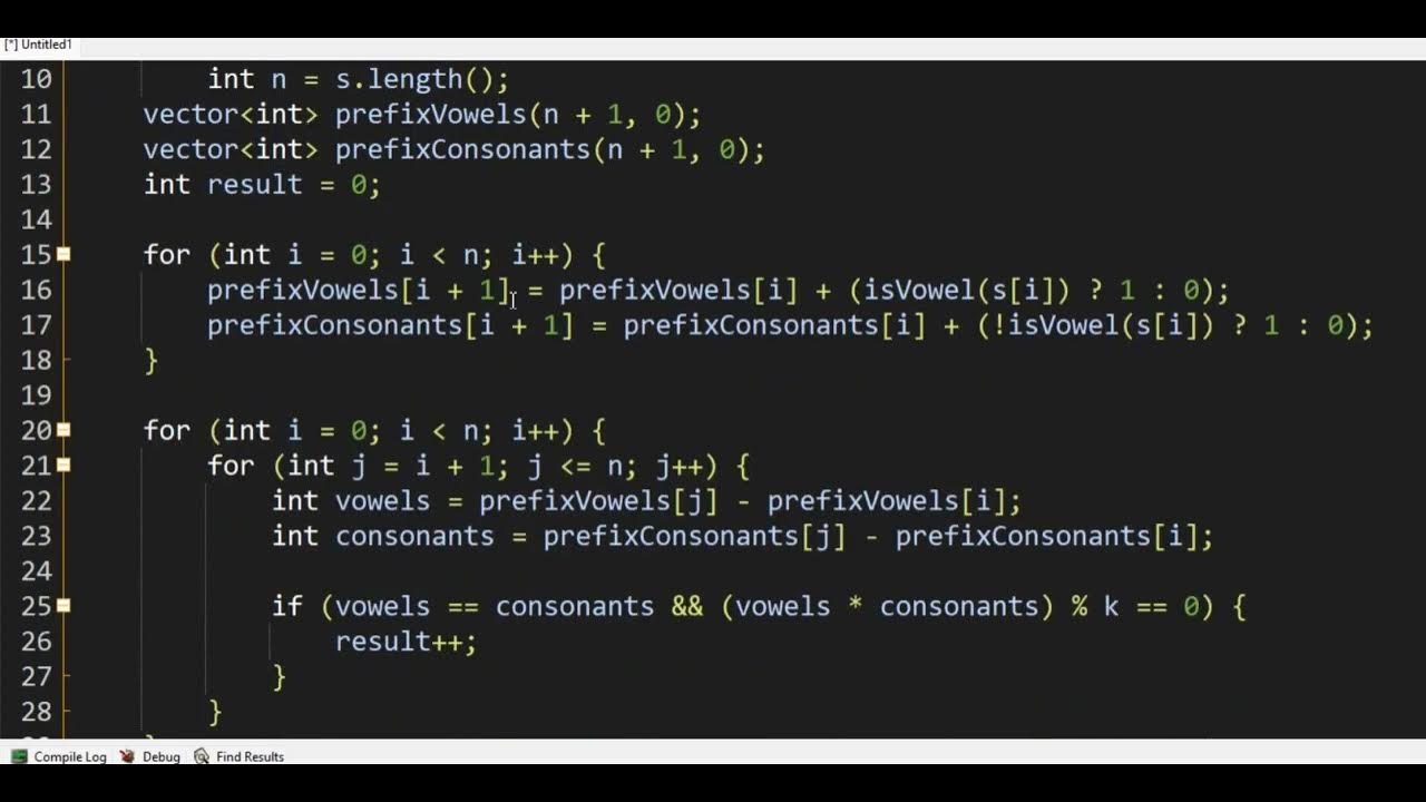 Count Beautiful Substrings I || 100134. Count Beautiful Substrings I || leetcode solution - YouTube