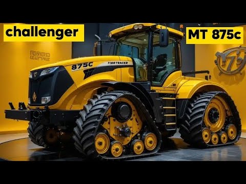 The Most Powerful Challenger Tractor? MT875C in Action! - YouTube