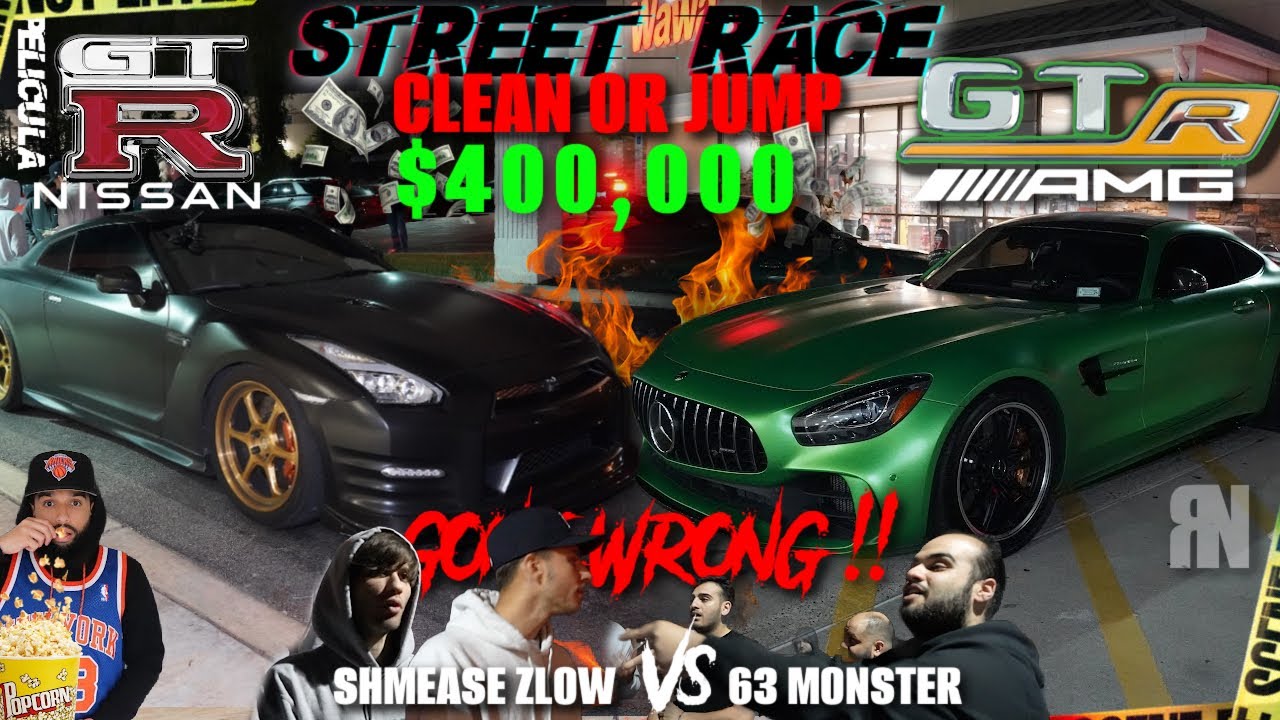 DRAMA IT GETS HEATED INSANE POV Nissan R35 GTR VS Mercedes-Benz AMG GT ...