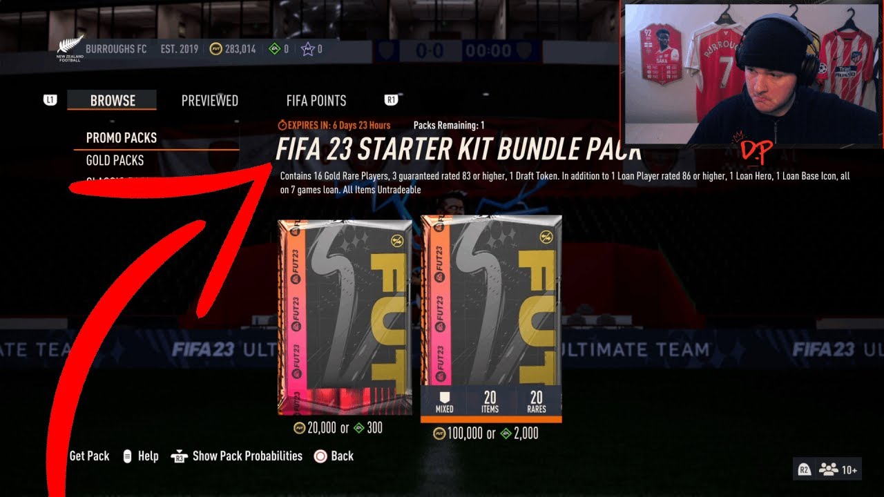 Opening FIFA 23 Starter Kit Bundle Pack - YouTube