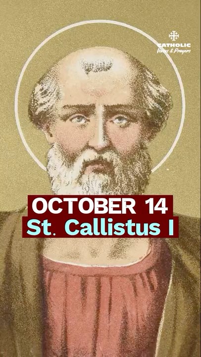 From Slave to Pope | St. Callistus I (Oct 14) - YouTube