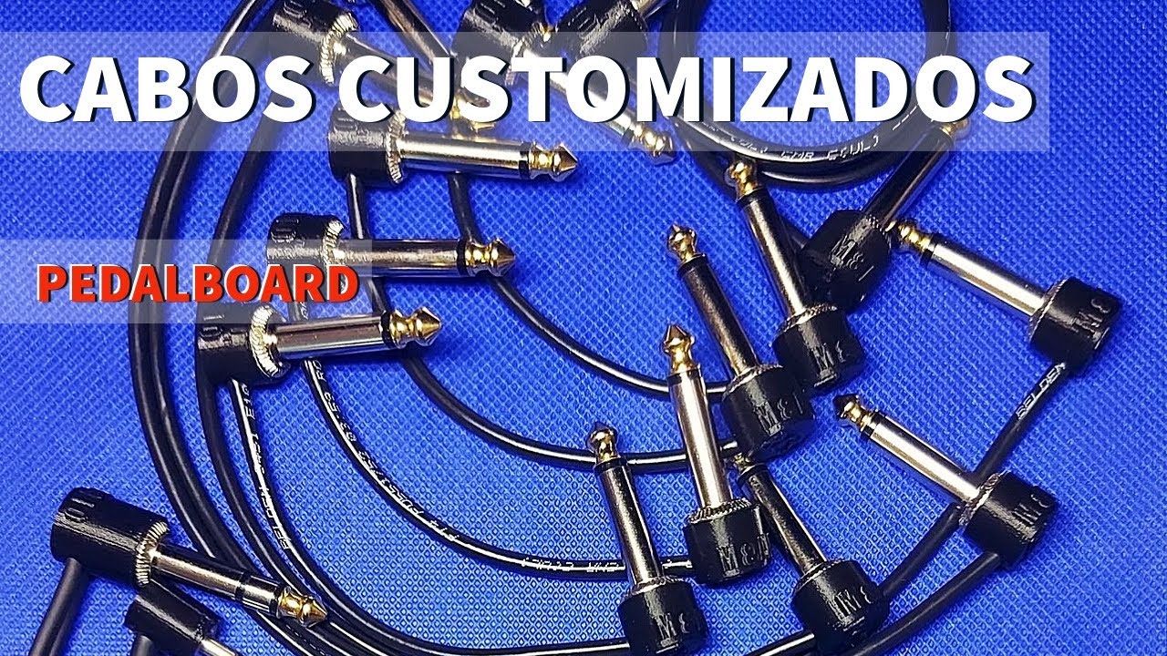 CABOS CUSTOM PARA PEDALBOARD - YouTube